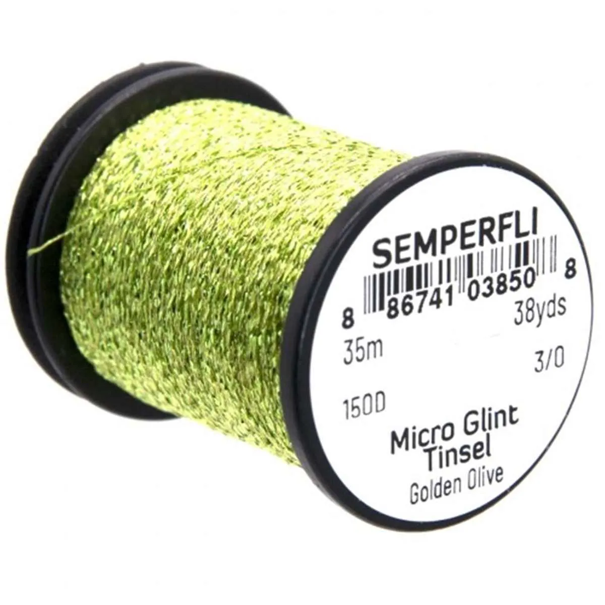 Semperfli Micro Glint Tinsel Golden Olive - www.amfishingtackle.com ...