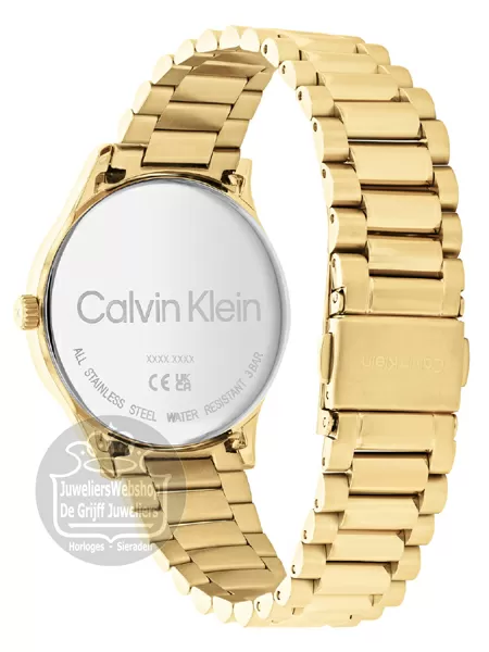 Calvin Klein Iconic Bracelet Horloge CK25200043 dames Goud