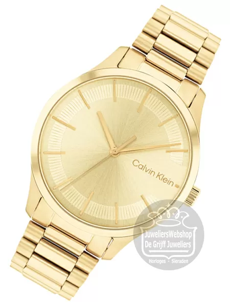Calvin Klein Iconic Bracelet Horloge CK25200043 dames Goud