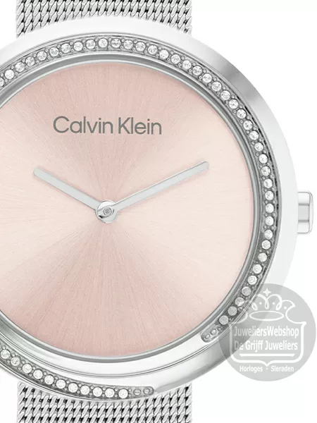 Calvin Klein Twist Horloge CK25200149 dames roze