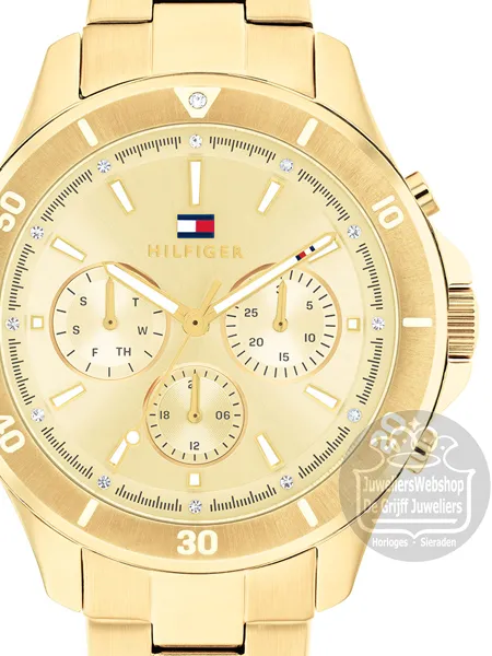 Tommy Hilfiger Aspen horloge TH1782640 dames staal goud
