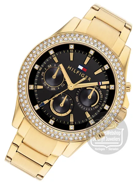 Tommy Hilfiger Haven horloge TH1782676 dames staal goudkleurig