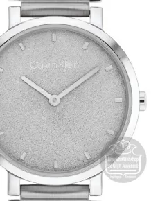 Calvin Klein Classic horloge K4D22441 Midsize staal zwart