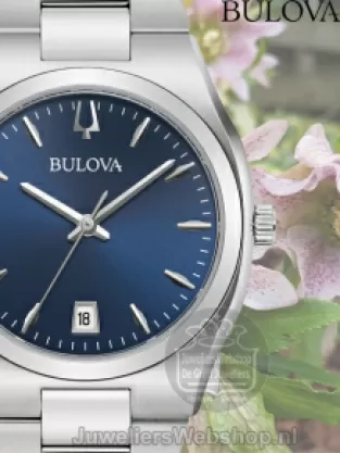 Bulova Surveyor Classic Horloge 96M157 Edelstaal Blauw