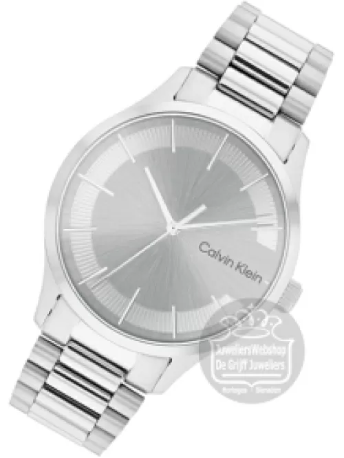 Calvin Klein Iconic Bracelet Horloge CK25200036 heren zilver