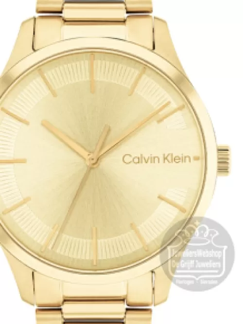 Calvin Klein Iconic Bracelet Horloge CK25200043 dames Goud