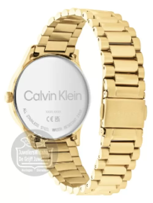 Calvin Klein Iconic Bracelet Horloge CK25200043 dames Goud
