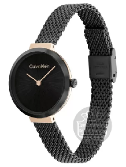 Calvin Klein Minimalistic T bar Horloge CK25200084 dames zwart