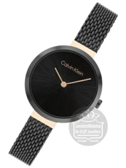 Calvin Klein Minimalistic T bar Horloge CK25200084 dames zwart