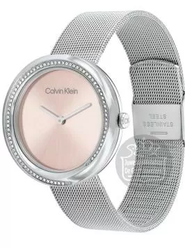 Calvin Klein Twist Horloge CK25200149 dames roze