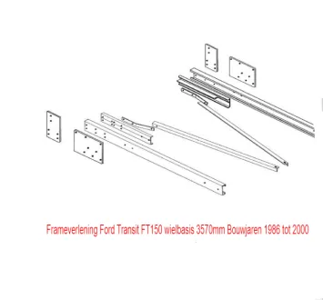 Chassis verlenging Ford Transit FT150 1986-2000 kopen - Burghof trekhaken