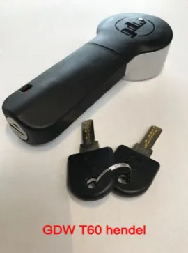 GDW 740.113 hendel T60 kopen Burghof trekhaken op voorraad