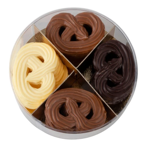 Bonbiance Chocolate Pretzels Milk, Dark, White (450 gr.)