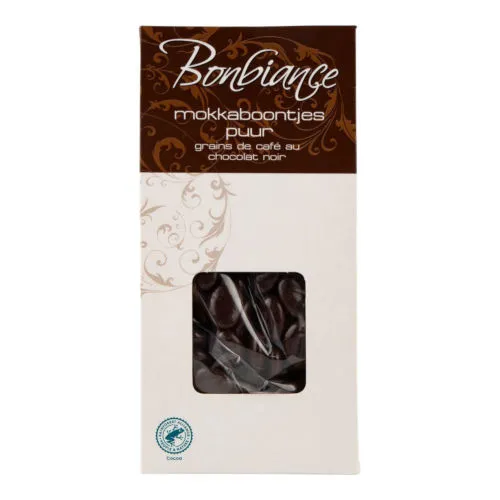 Bonbiance Dark Chocolate Mocca Beans (125 gr.)