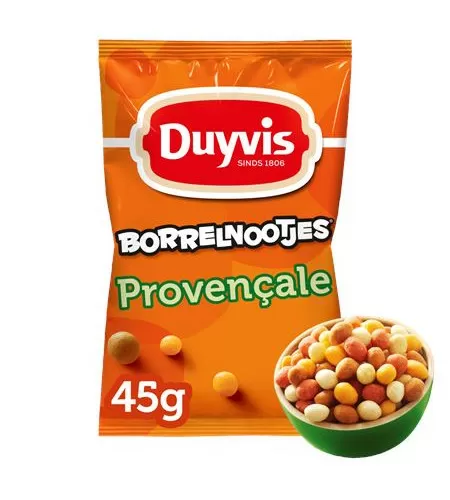 Duyvis nuts Provencale Hand-Out Bags (20 x 45 gr.)