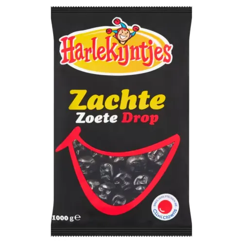 Harlekijntjes zachte zoete drop (1000 gr.