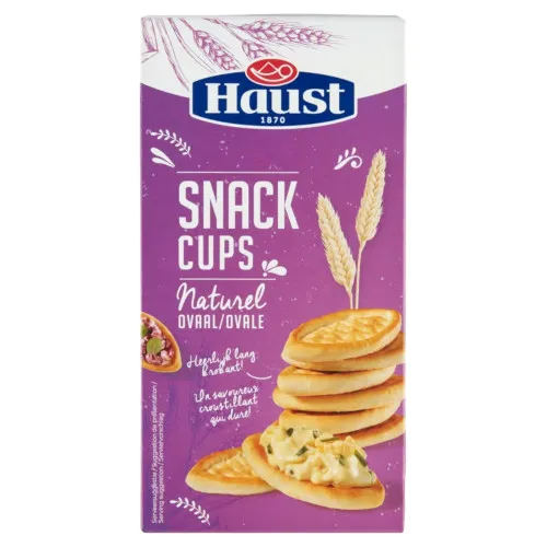 Haust Oval Snack Cups Naturel (130 gr.)