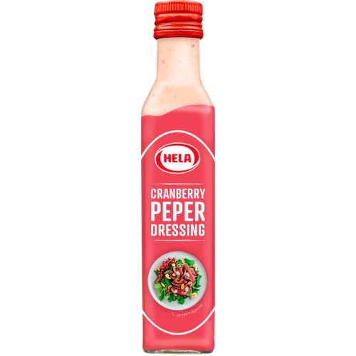 Hela Salad & Sandwich Dressing Cranberry Pepper (250 ml.)