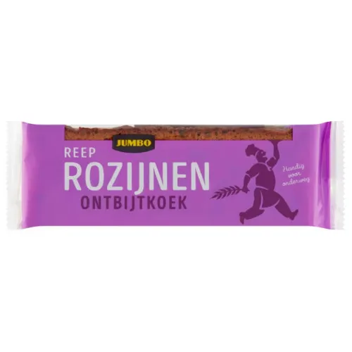 Jumbo Ontbijtkoek Rozijnen Repen (5 x 70 gr.)
