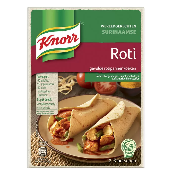 Knorr Wereldgerechten - Surinamese Roti
