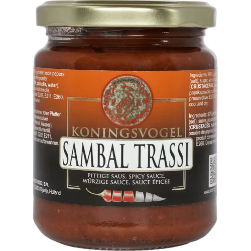 Koningsvogel Sambal Trassi (270 gr.)