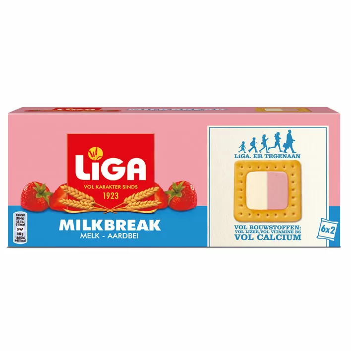 Liga Milkbreak milk strawberry