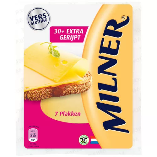 Milner 30+ Extra Matured Cheese Slices (175 gr.)