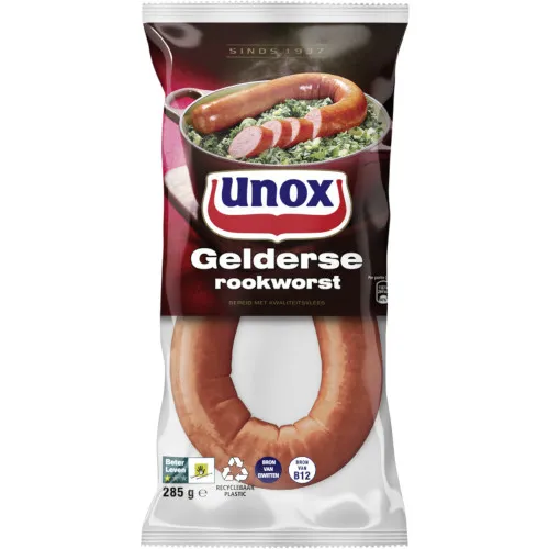 Unox guelder rookworst (smoked sausage)