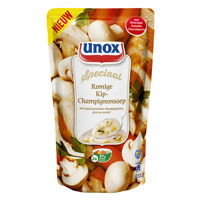 Unox romige kippensoep in zak