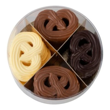 Bonbiance Chocolate Pretzels Milk, Dark, White (450 gr.)