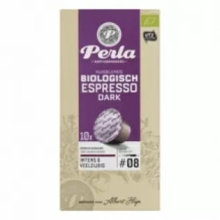 Perla Biologisch Espresso Dark Capsules (10 pieces)