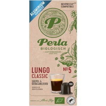 Perla Biologisch Lungo Classic Capsules Nespresso (10 pieces)