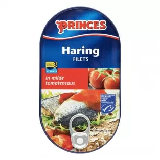 Princes Haring filets in Milde Tomatensaus (200 gr.)