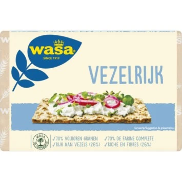 Wasa Crackers Vezelrijk (300 gr.)