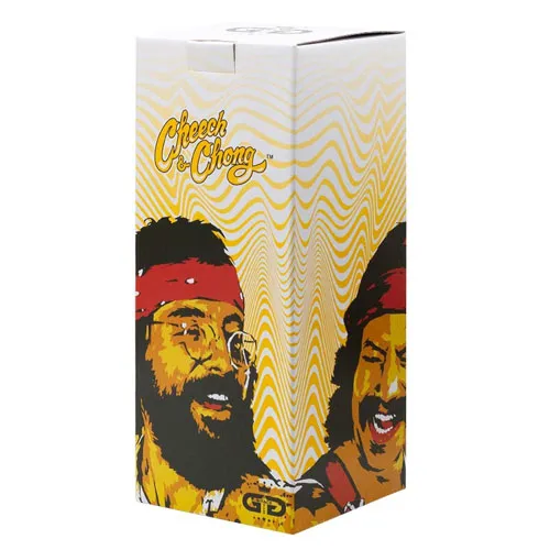 Straight Bong Blue Peace H30cm - Cheech & Chong | Dutch-smart