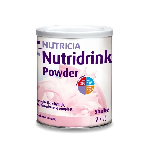 Nutricia Nutridrink Powder Aardbei Shake 335g bestellen bij BENU Shop