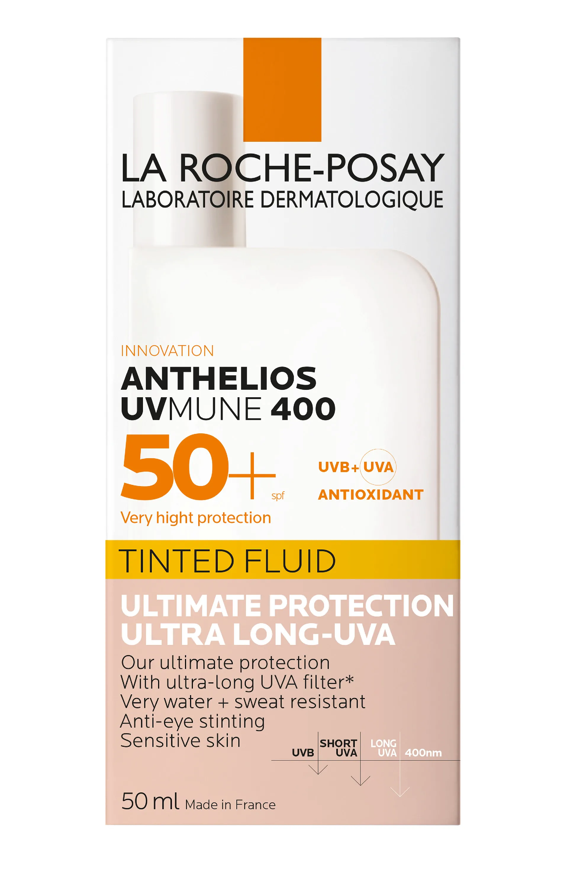 La Roche-Posay Anthelios UVMune 400 Getinte Fluide SPF50+ 50ml ...