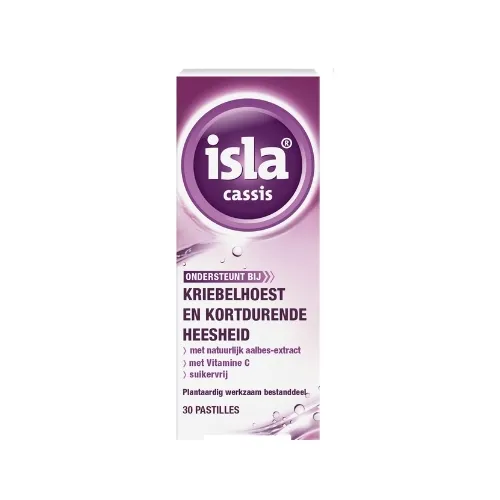 Isla Cassis Keelpastilles 30 Stuks Bestellen Bij Benu Shop 8824