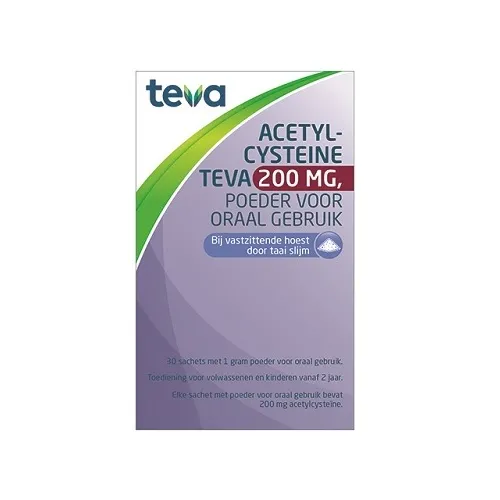Teva Acetylcysteine 200mg Sachets 30 stuks bestellen bij BENU Shop