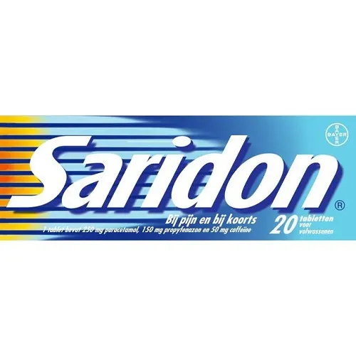 Saridon Tabletten Bij Pijn En Koorts 20 stuks – pijnstillend middel | BENU