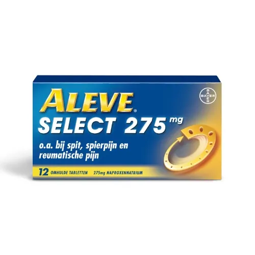 Aleve Select Naproxennatrium 275mg Tabletten 12 stuks bestellen bij ...