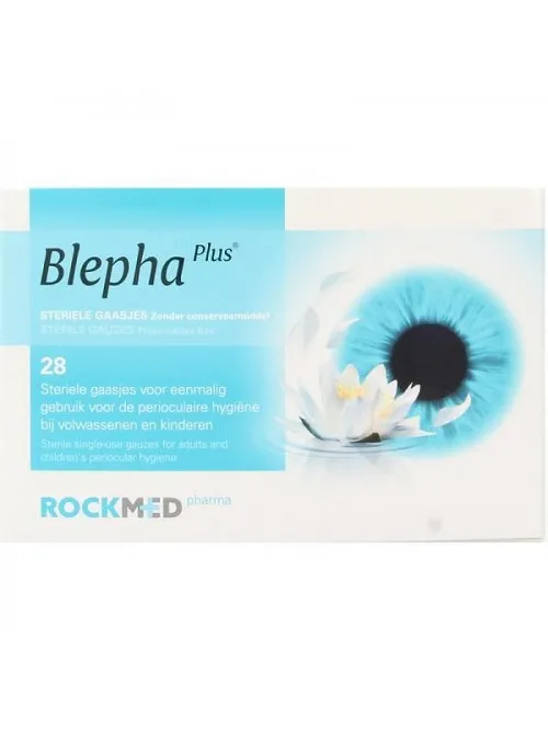 Blepha Plus Steriele Gaasjes 28 stuks bestellen bij BENU Shop