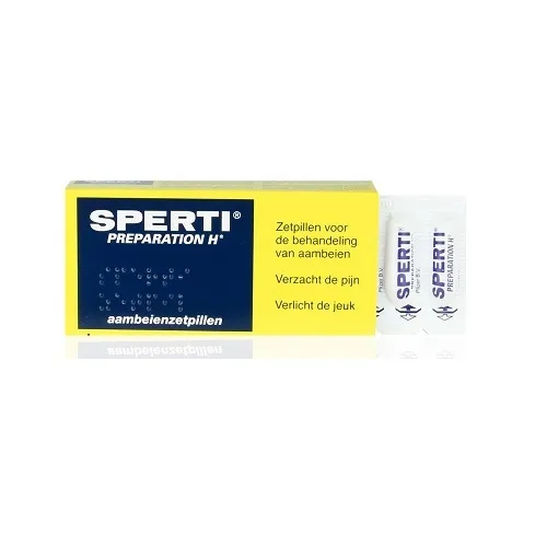 Sperti Preparation H Aambeienzetpillen 12 stuks bestellen bij BENU Shop