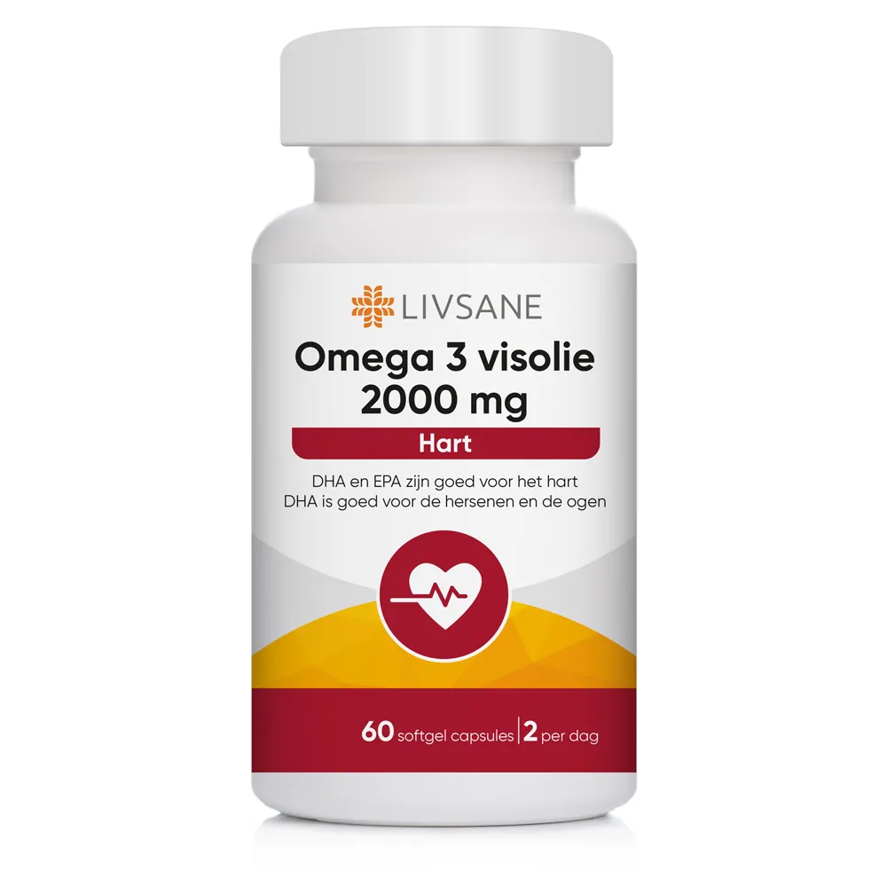 LIVSANE Omega 3 Visolie 2000mg 60 stuks bestellen bij BENU Shop