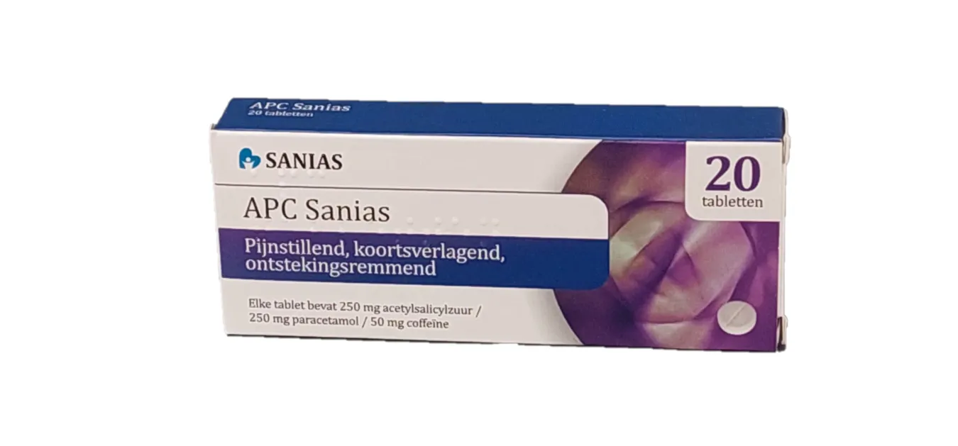 Sanias APC Paracetamol Tabletten 20 stuks bestellen bij BENU Shop