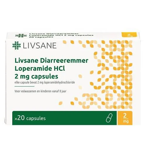 LIVSANE Diarreeremmer Loperamide 2mg Capsules 20 stuks bestellen bij ...