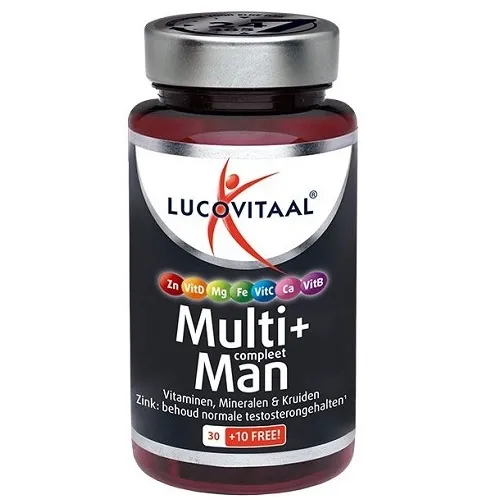 Lucovitaal Multivitamine Man Tabletten 40 stuks bestellen bij BENU Shop
