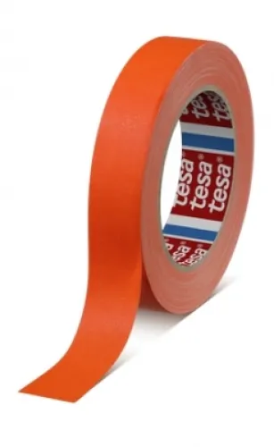 Tesa 4671 Fluor Oranje Duct tape topkwaliteit 25mm x 25 m