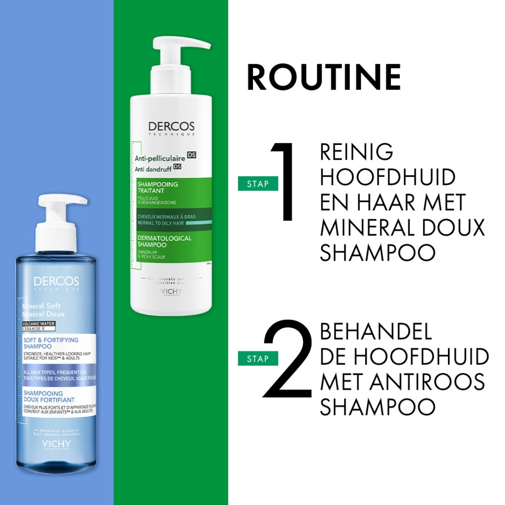 Dercos Mineral Doux Zachte Shampoo 390ml kopen bij Mijnhuidonline