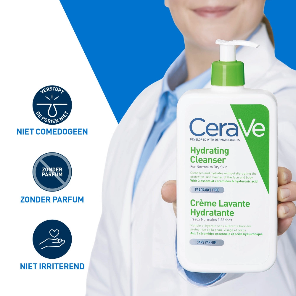 CeraVe Hydraterende Reinigingscrème 1000ml bestellen